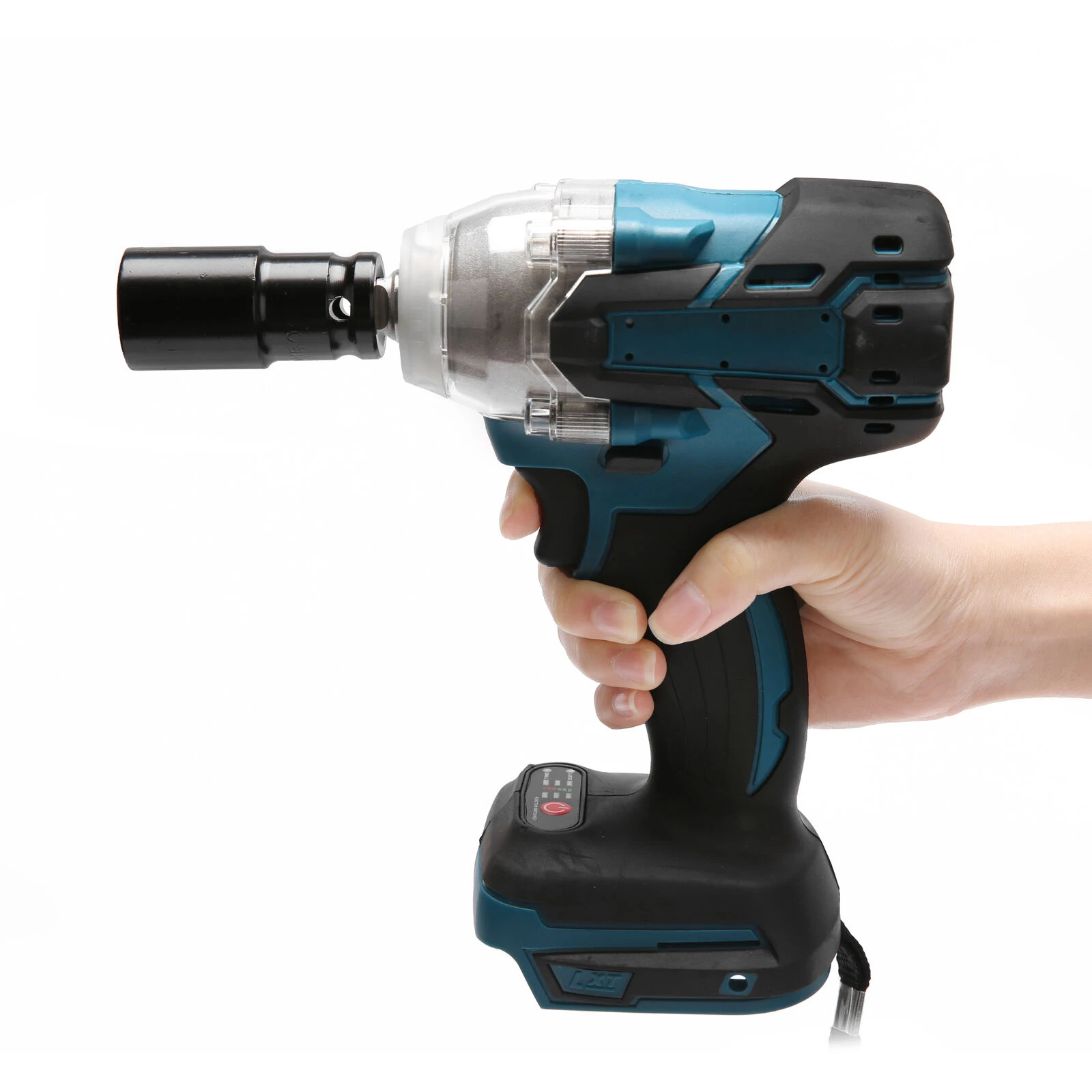 18V 520Nm Impact Wrench Electric Rattle Gun Screwdriver Speed Power ...