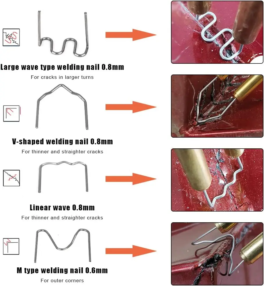 Пластиковый сварочный пистолет, горячий степлер, сварочный аппарат ...