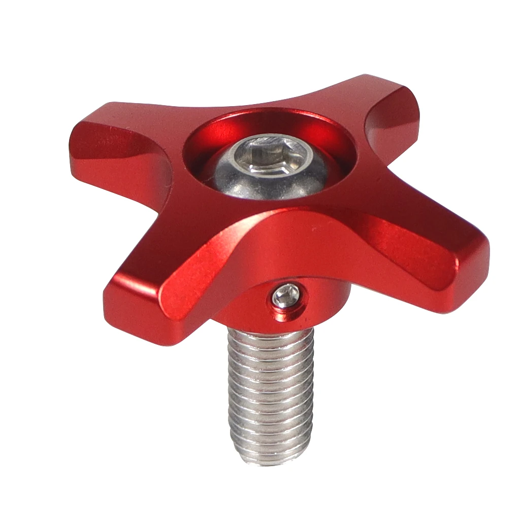 Stainless Steel M10 Thread Aluminum Alloy Plum Hand Tighten Screw ...