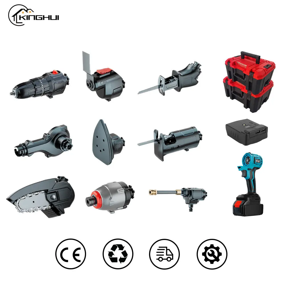 Brushless Multifunctional Tool Set Electric Screwdriver Electric Saw ...