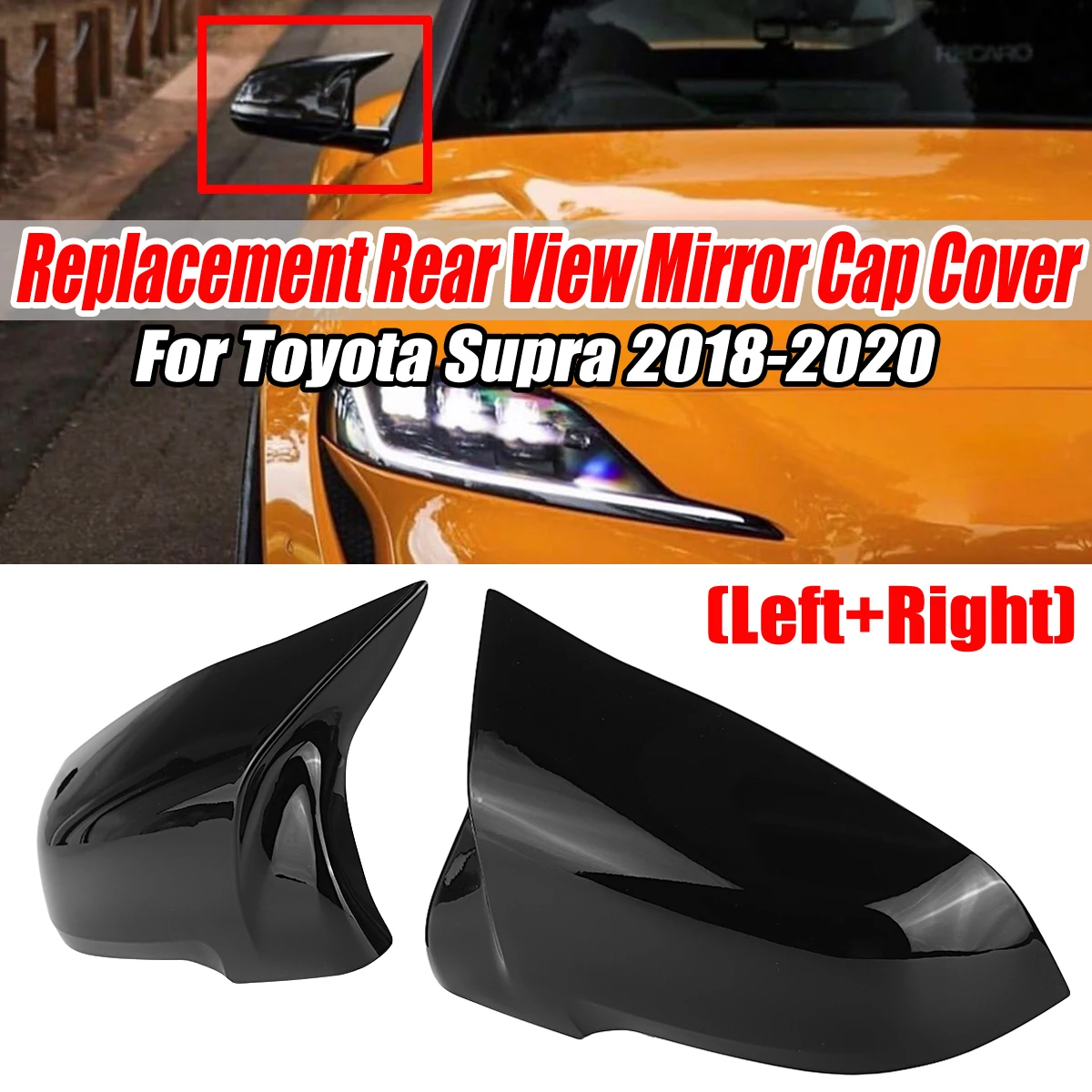 Glossy-Carbon-Side-Mirror-Cover-Wing-Rearview-Mirrors-Caps-For-Toyota ...