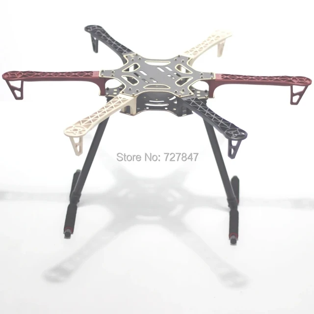 S550 F550 500 Upgrade Hexacopter Frame Kit with Unflodable Landing Gear ...