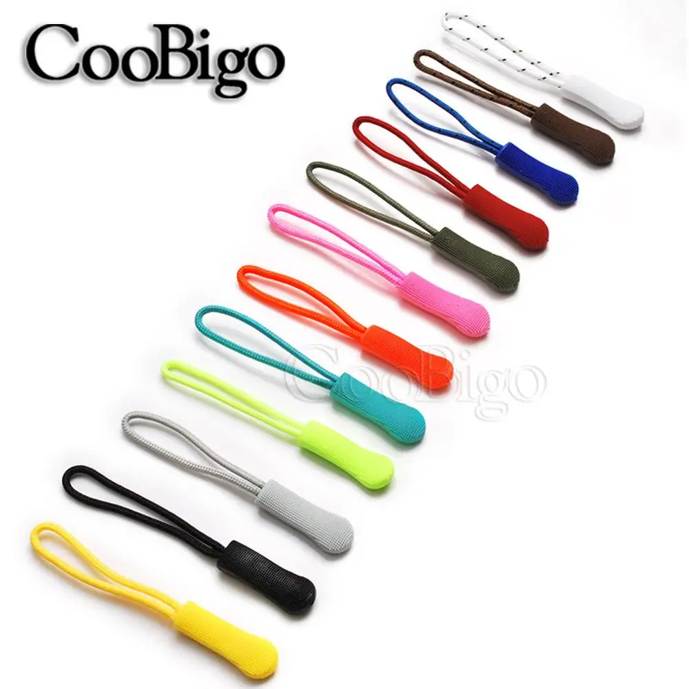 Slider Zipper Pull Zip Puller End Rope Fastener Strap Stopper Cord for ...