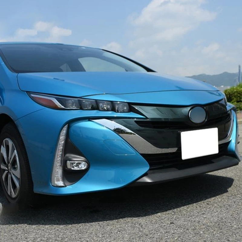 For-Toyota-Prius-Prime-PHV-2017-2018-ABS-chrome-Middle-Center-Mesh-Trim ...