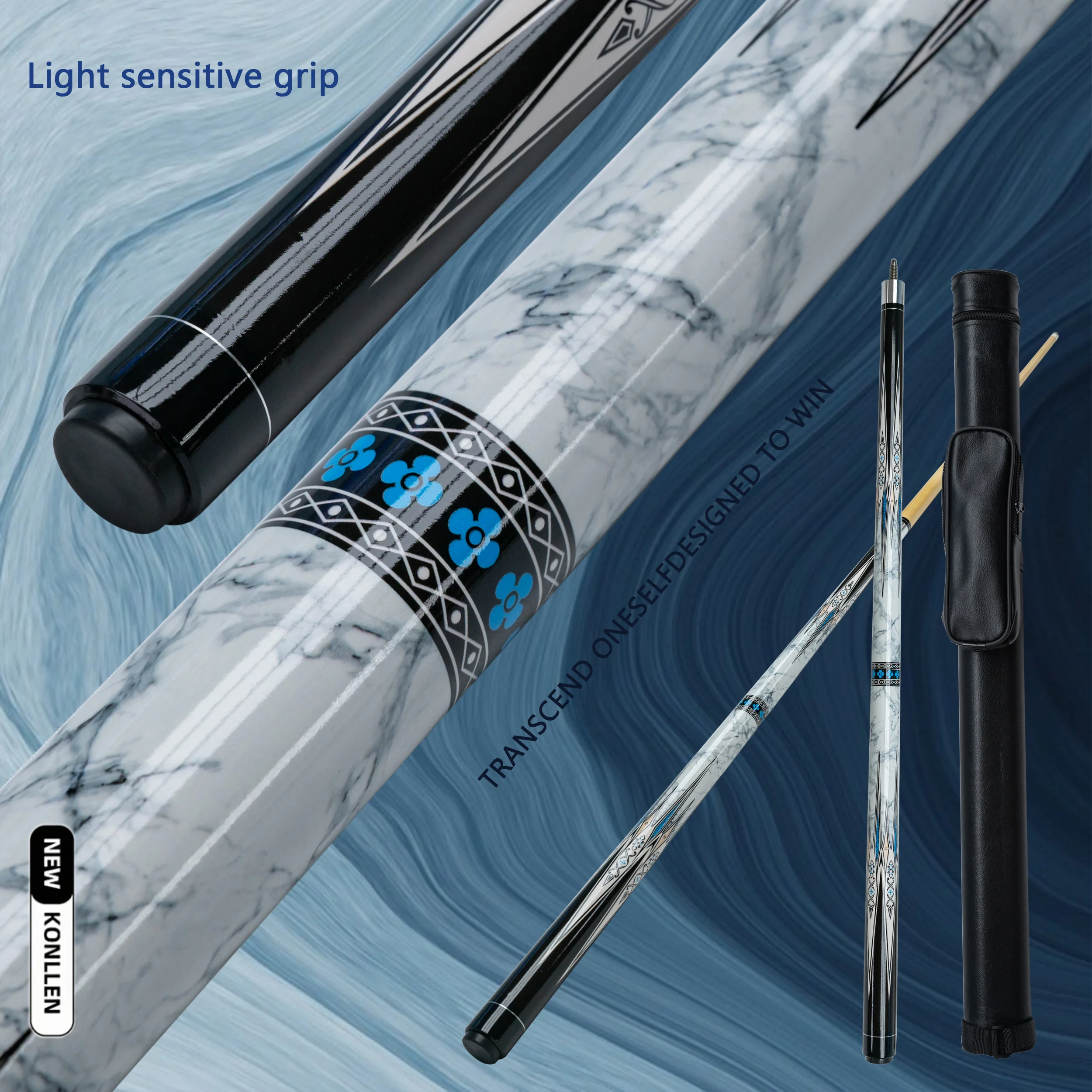 Premium-Maple-Cue-Stick-for-9-Ball-and-Carom-Billiards-Durable-13mm-Tip ...