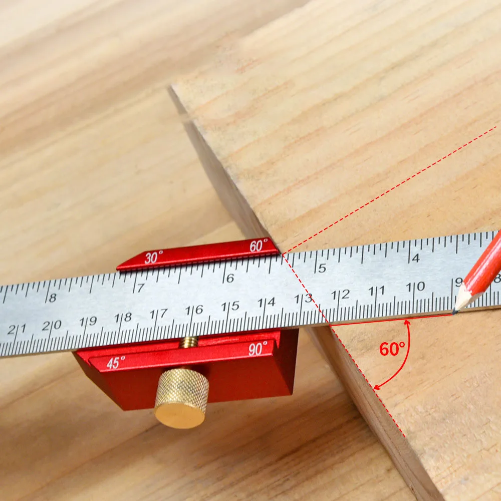 300mm-Steel-Ruler-Positioning-Block-30-45-60-90-Degree-Angle-Scriber ...