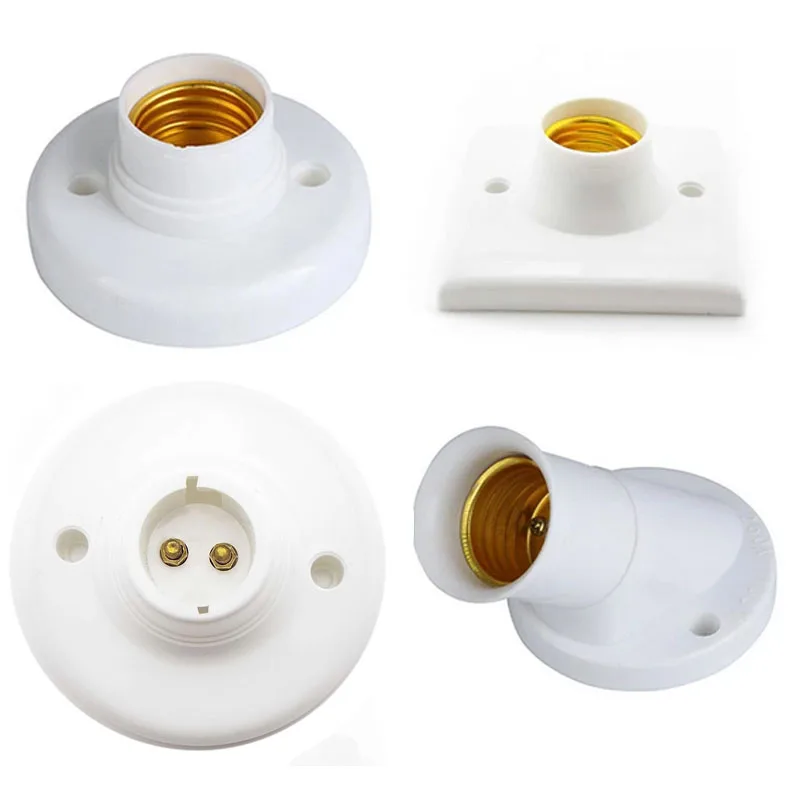 Screw Lamp Base e27 B22 Lamp holder Socket base Light Bulb e27 Socket ...