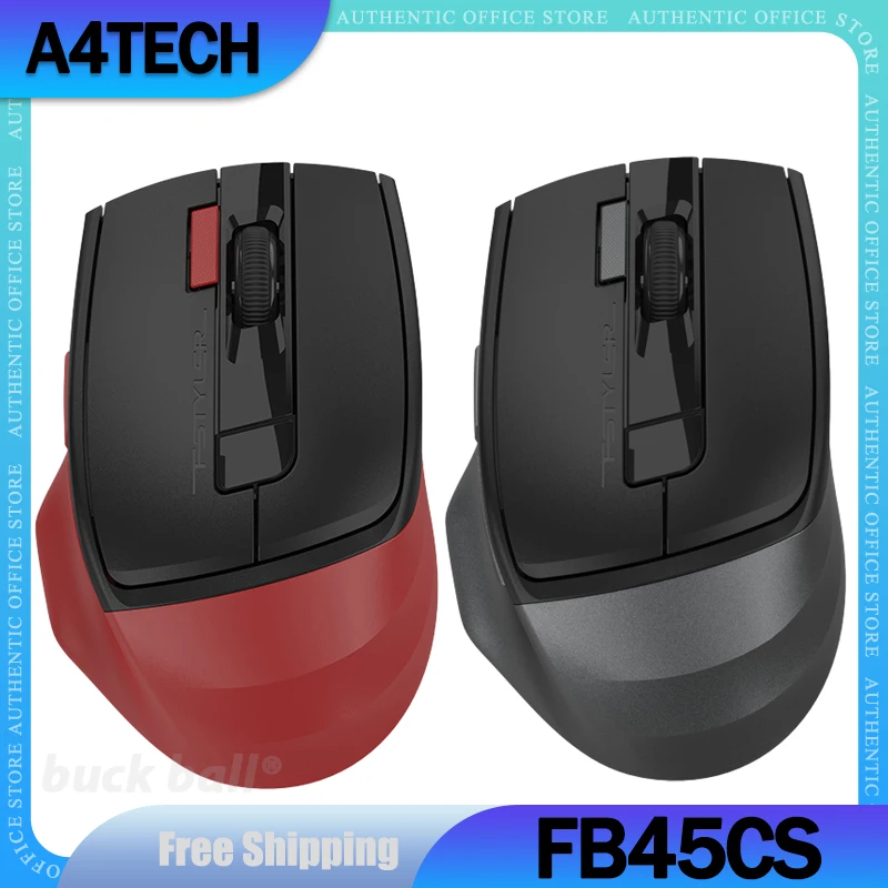 A4Tech-FB45CS-Gamer-Mouse-2Mode-Bluetooth-Wireless-Mute-Air-Mouse ...