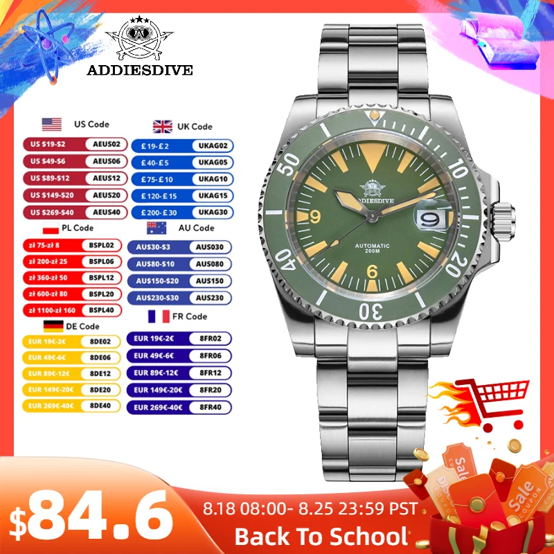 ADDIESDIVE-New-Men-Watch-Diver-NH35-Automatic-Mechanical-Wristwatch ...