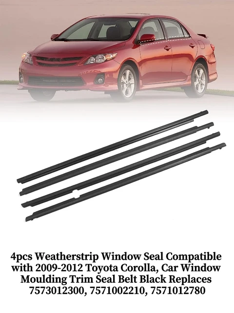 OEM 7572002210 7571002210 A-Premium 4-Piece Window Weather Stripping ...