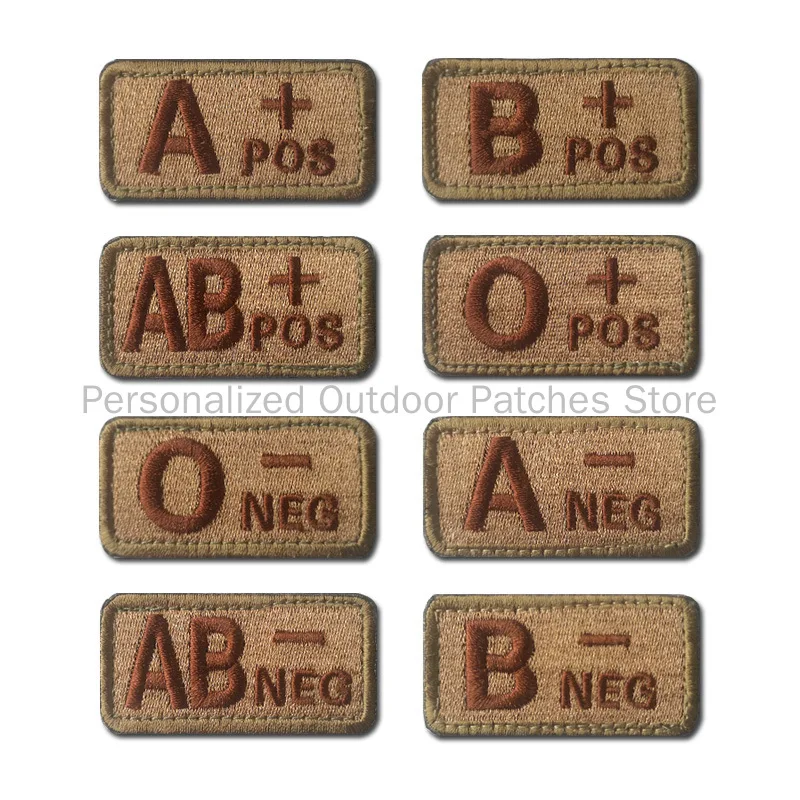 A-AB-O-B-pos-Blood-Group-Embroidery-Patch-Military-patches-Morale ...