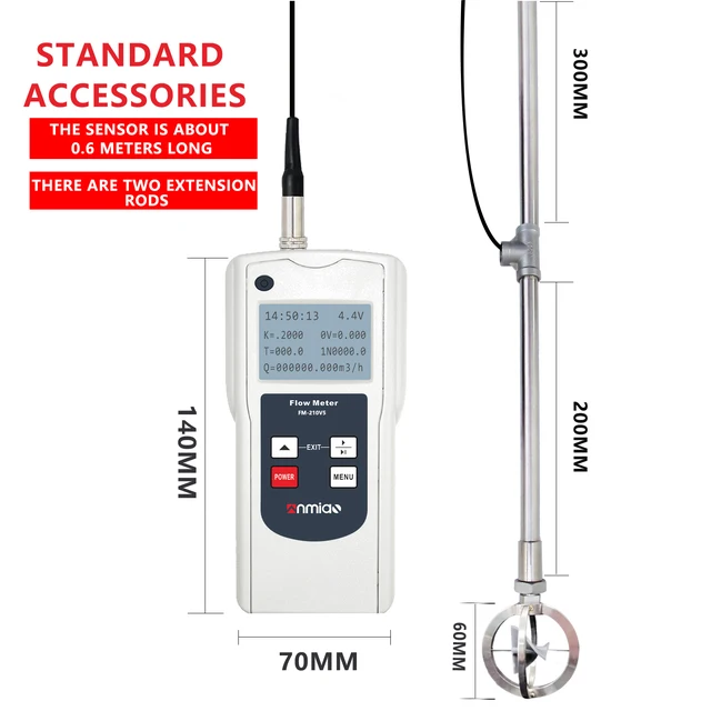 Hydrological Measurement Equipment Digital Water Velocity Meter ...