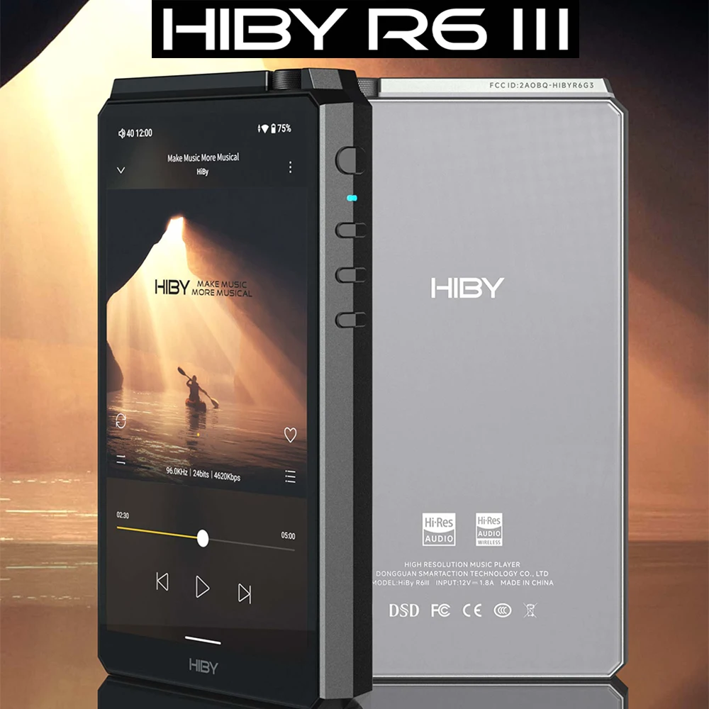 HiBy R6 Gen III / R6 Gen 3 DAP Music Player MP3 USB DAC HiFi Audio ...