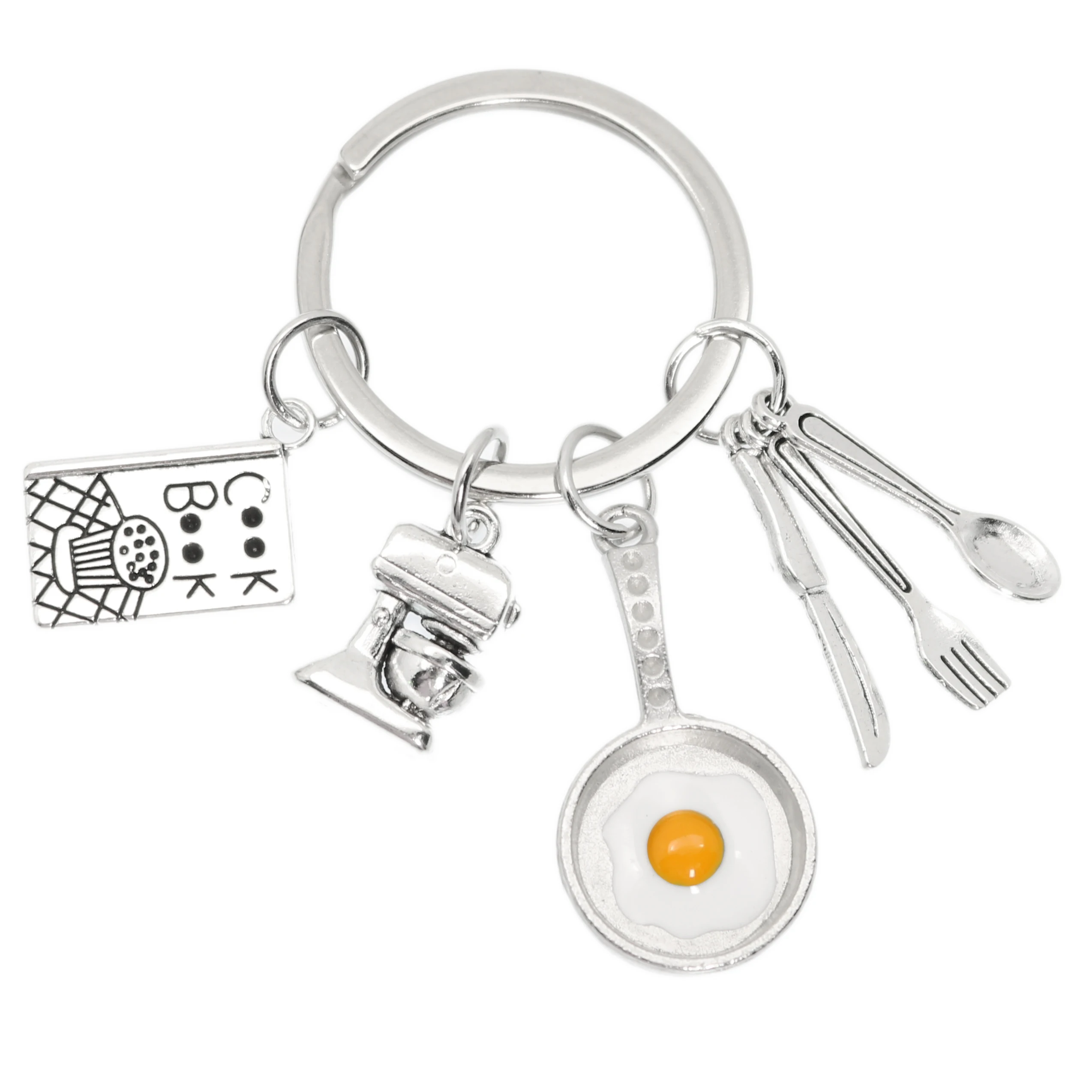 Kitchen Home Cooking Key Ring | Chef Kitchen Keychains | Cake Maker ...