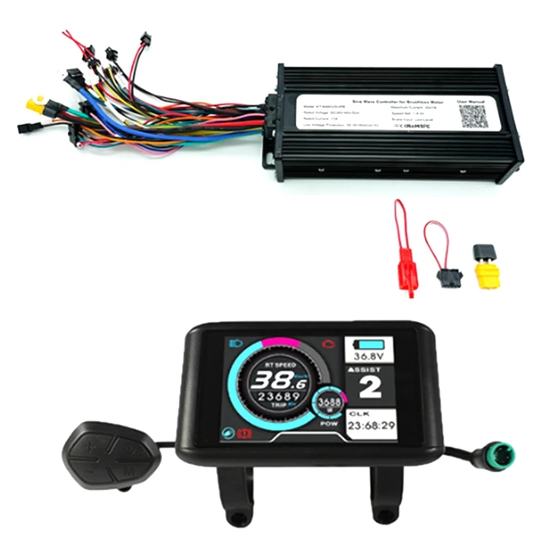 Sine-Wave-Ebike-Controller-Kit-48V-52V-60V-72V-1500W-3000W-45A-3-Mode ...