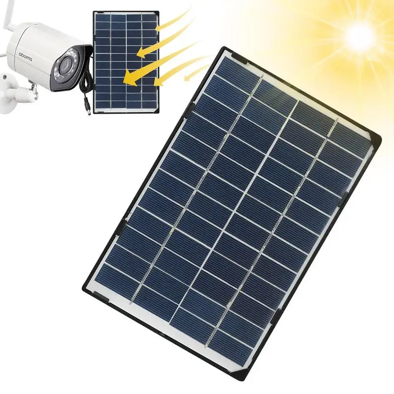 Solar-Panel-Charger-For-Camera-6W-12V-Wall-Mounted-USB-Mini-Solar ...