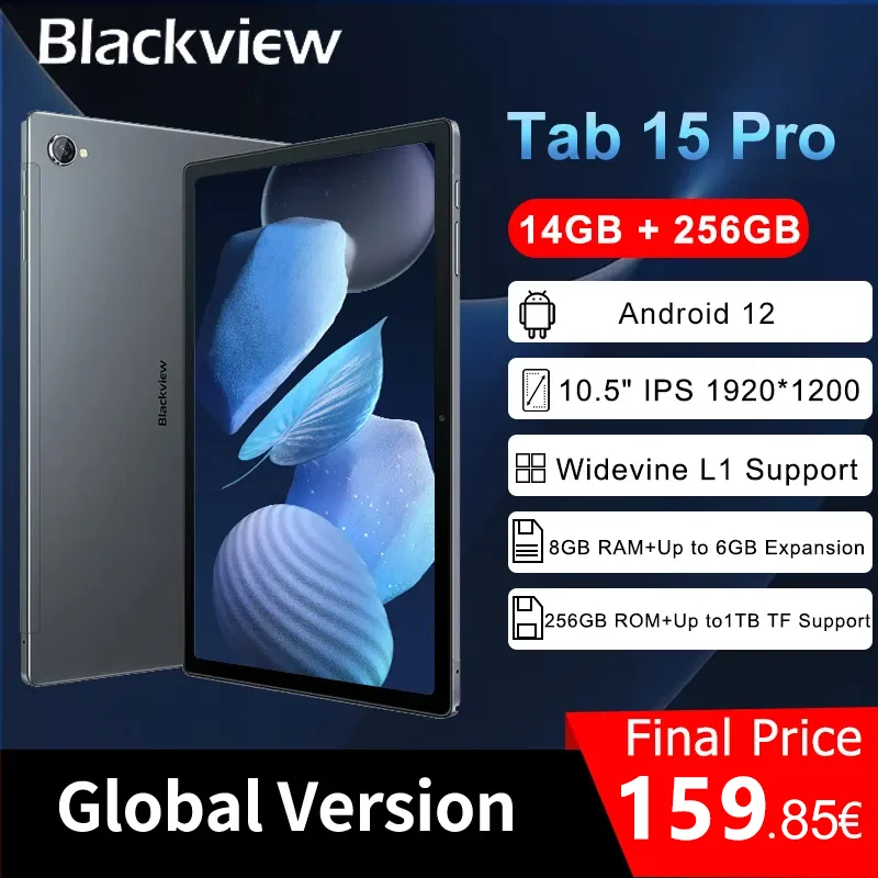 Tablette-Blackview-Tab-15-Pro-Android-Pad-Octa-Core-8-Go-2023-Go-256 ...