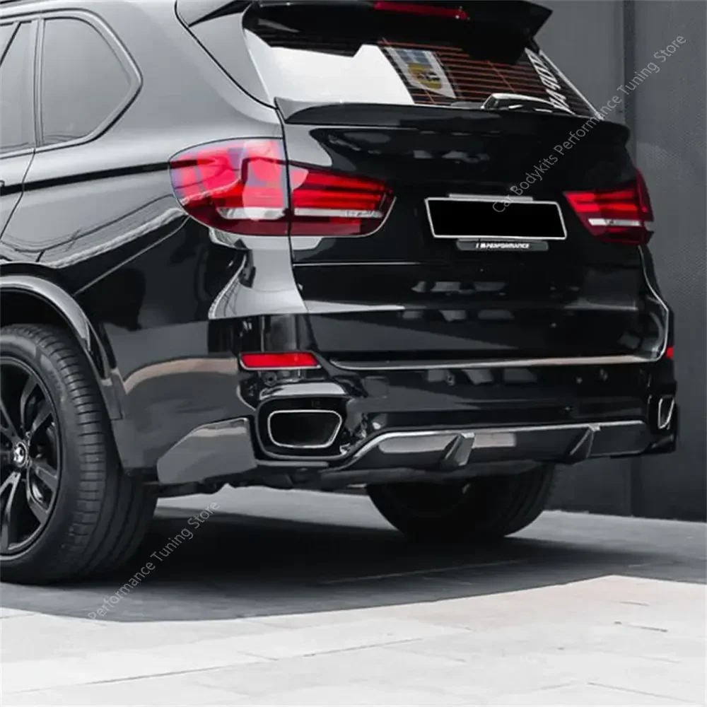 For-Bmw-X5-F15-M-Performance-Style-Rear-Bumper-Splitter-Lip-Rear ...