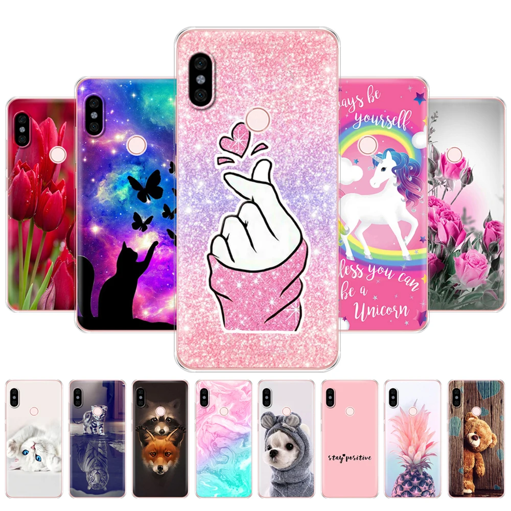 For-Xiaomi-Redmi-Note-5-Global-Version-Case-Silicon-Soft-TPU-Back-Phone ...
