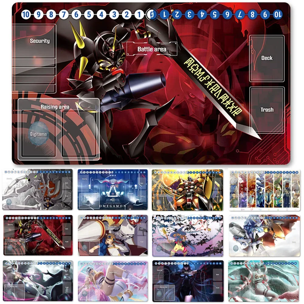 Board Game Digimon Playmat Table Mat Size 60X35 cm Mousepad Play Mats ...