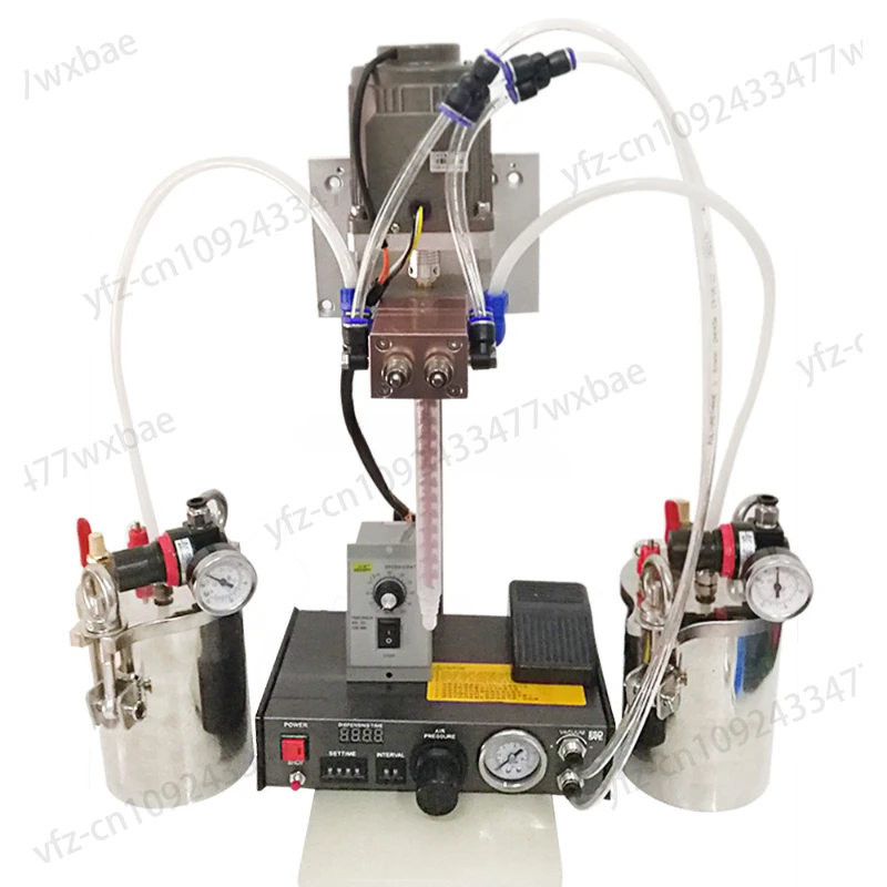 Clear-Epoxy-Dome-Sticker-making-machine-Two-component-mixer-dispensing ...