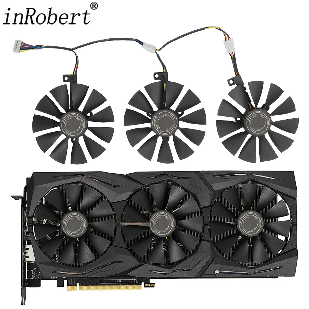 For-ASUS-ROG-Strix-GeForce-RTX-2060-2070-Video-Card-Fan-87MM-T129215SH ...