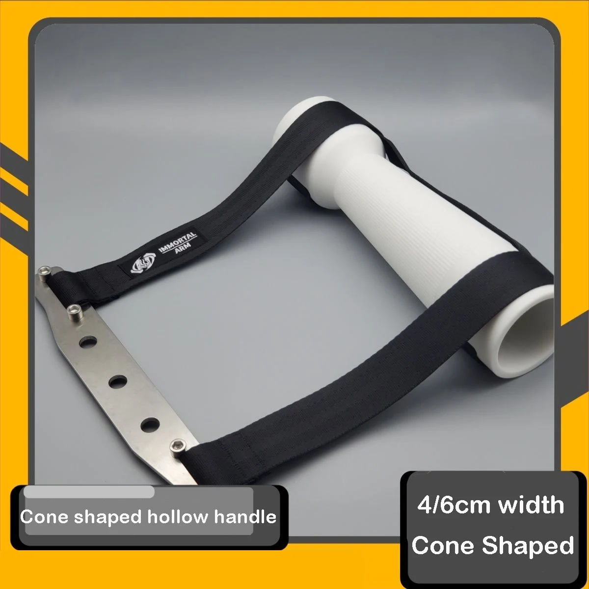 Armwrestling Handles Training Cone Shape Rolling Handle Grip Hook Wrist ...