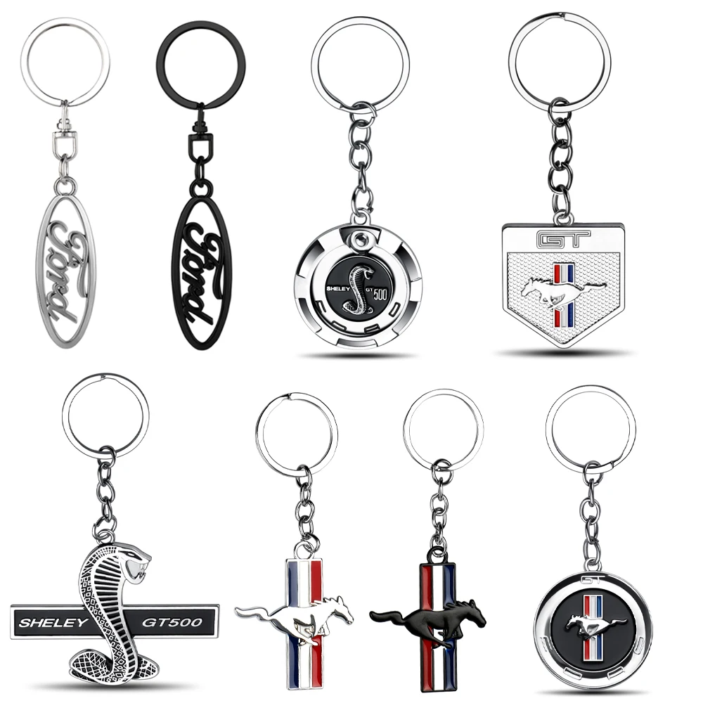 3D-Metal-Alloy-Car-Keychain-Badge-Logo-Auto-Decor-Accessory-For-Ford ...