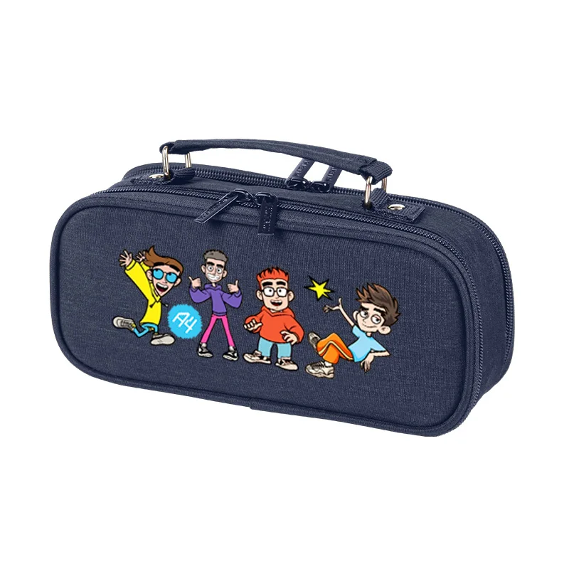 2023 Black Cartoon Merch A4 Lamba Pencil Case Multi Layer Large ...