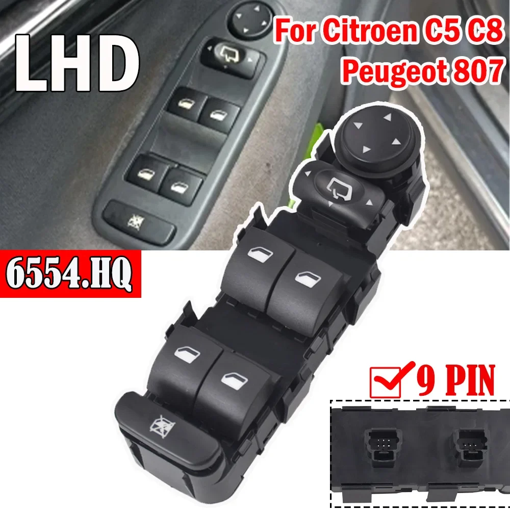 New-Front-Left-Driver-Side-Electric-Power-Master-Window-Switch-For ...