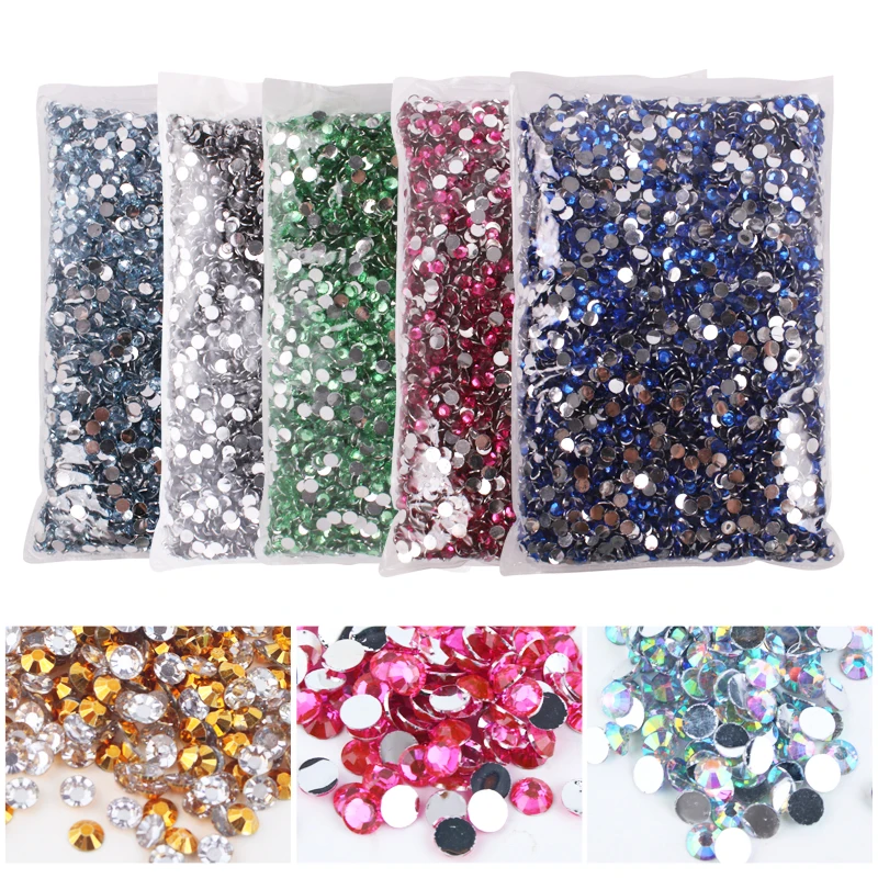 Big-Package-2-6mm-Resin-Non-Hot-Fix-Rhinestones-Bulk-Wholesale-Flat ...