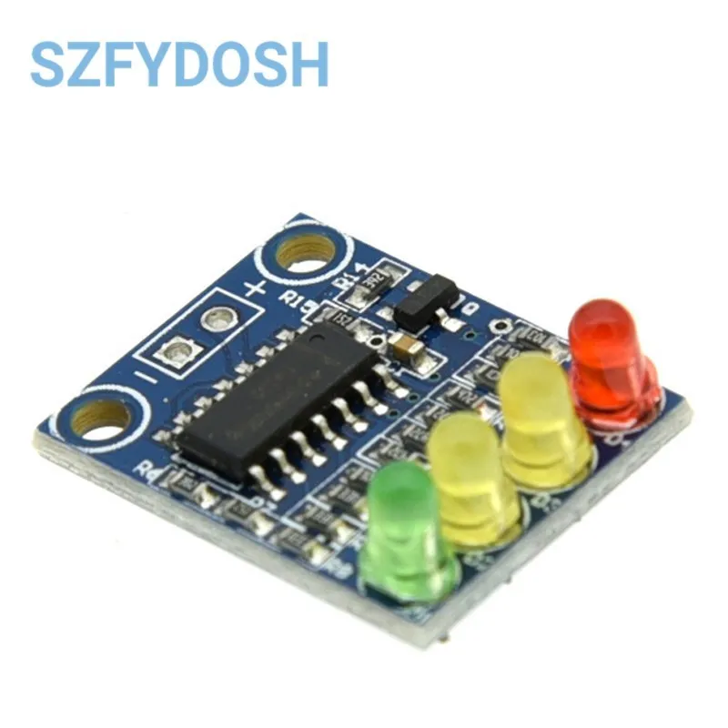 4 Digit Power Indicator Module 4-segment LED Light 12V Battery Power ...