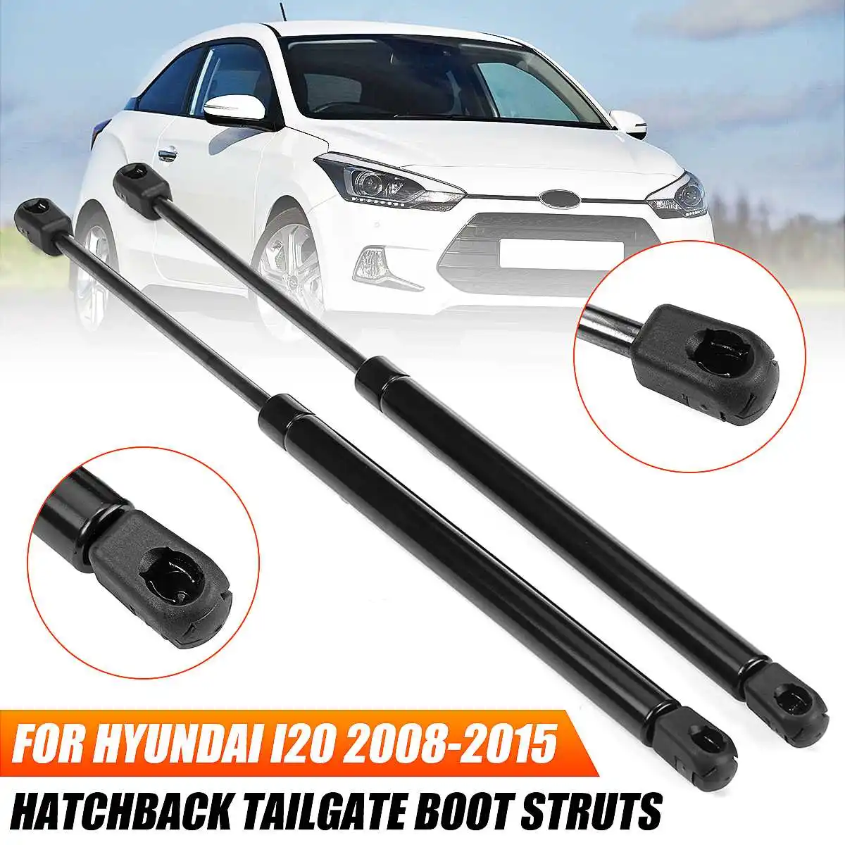2PCS-44cm-Car-Rear-Trunk-Tailgate-Boot-Gas-Lift-Support-Struts-bar-for ...