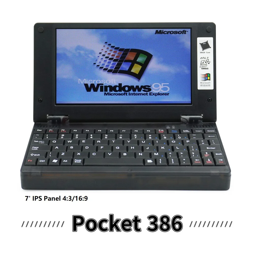 Pocket-386-Retro-DOS-Computer-386sx-CPU-Pocket386-Windows-Hand386 ...