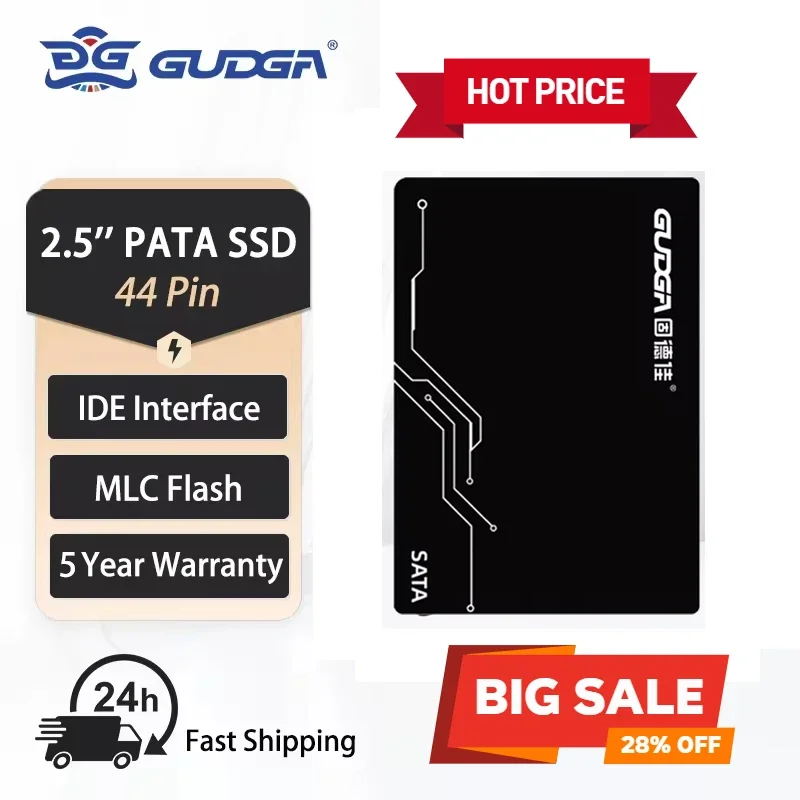 GUDGA-2-5-IDE-PATA-Interface-SSD-44pin-8G-16GB-32GB-64GB-128GB-256GB ...