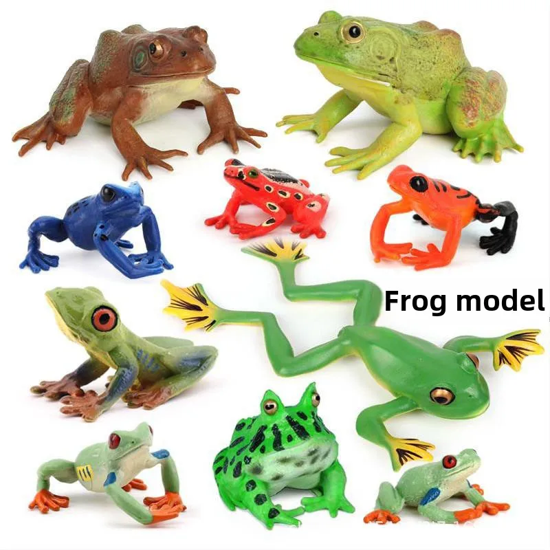Realistic Frog Model Figurines for Home Decor with Exquisite Details ...