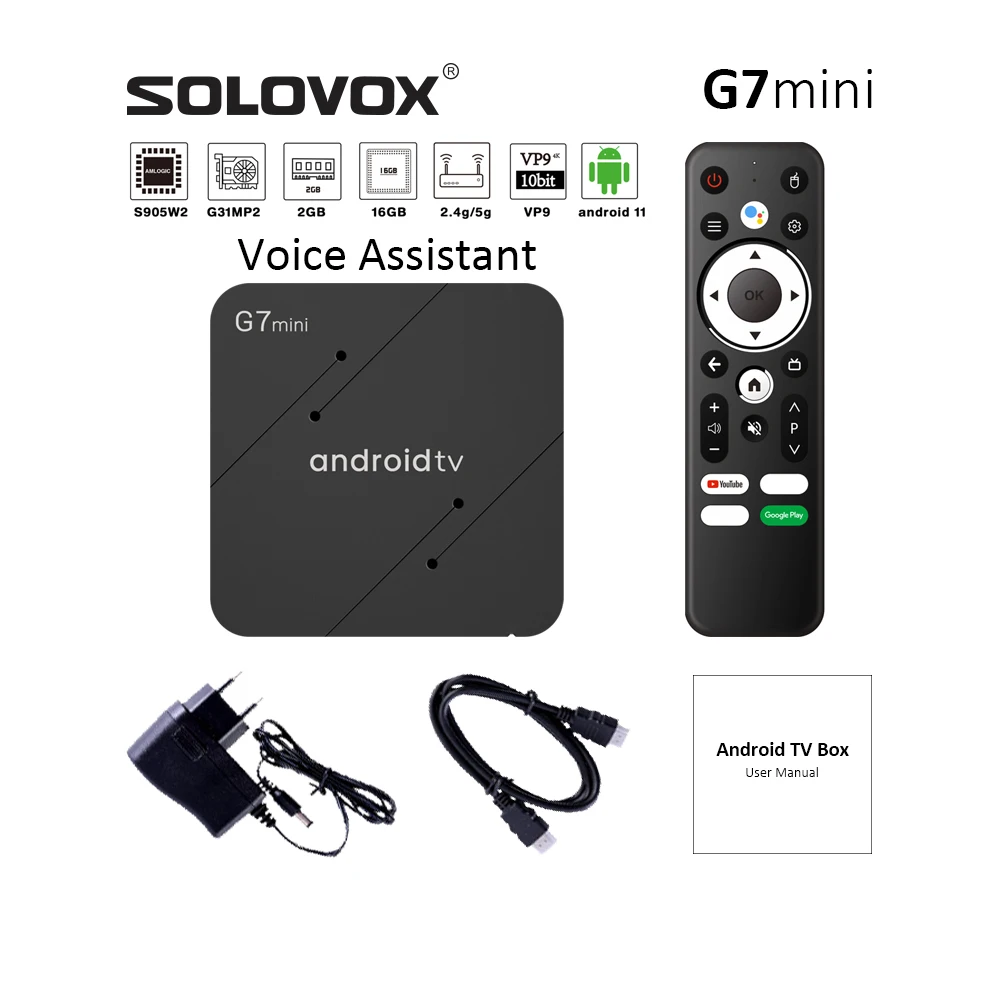SOLOVOX-Dispositivo-de-TV-inteligente-G7-Mini-decodificador-con-Android ...
