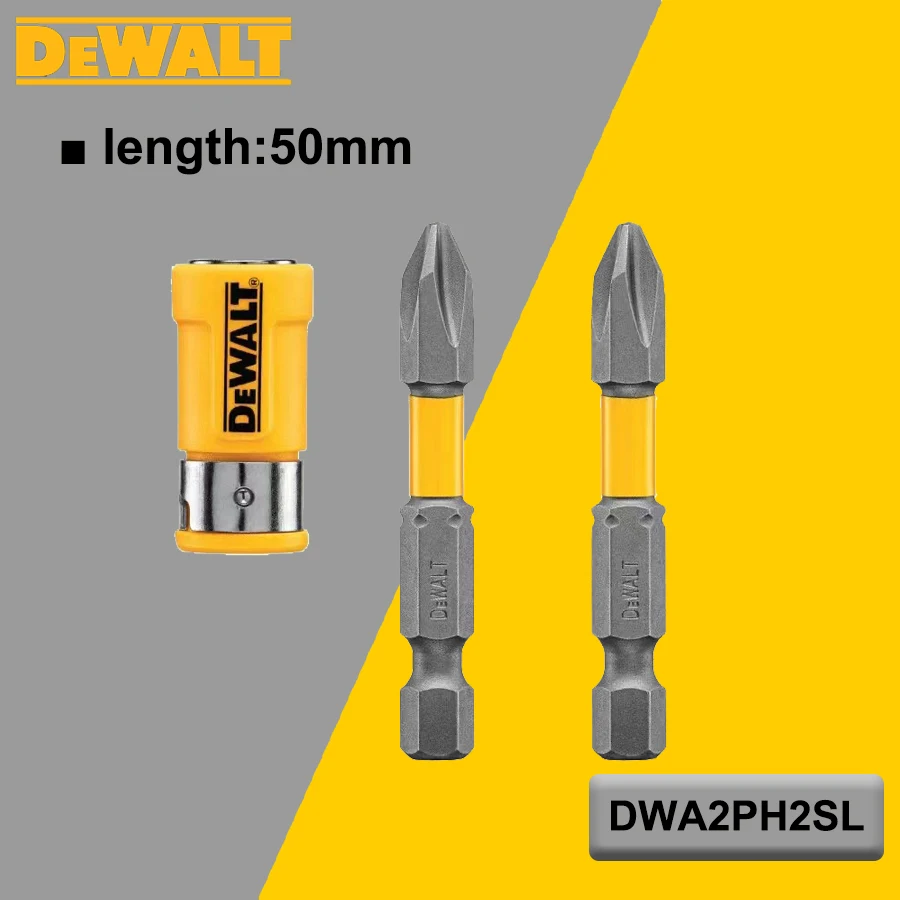 DEWALT-3PCS-Bit-Set-with-Magnetiser-Demagnetiser-50mm-PH2-Screw-Bits ...
