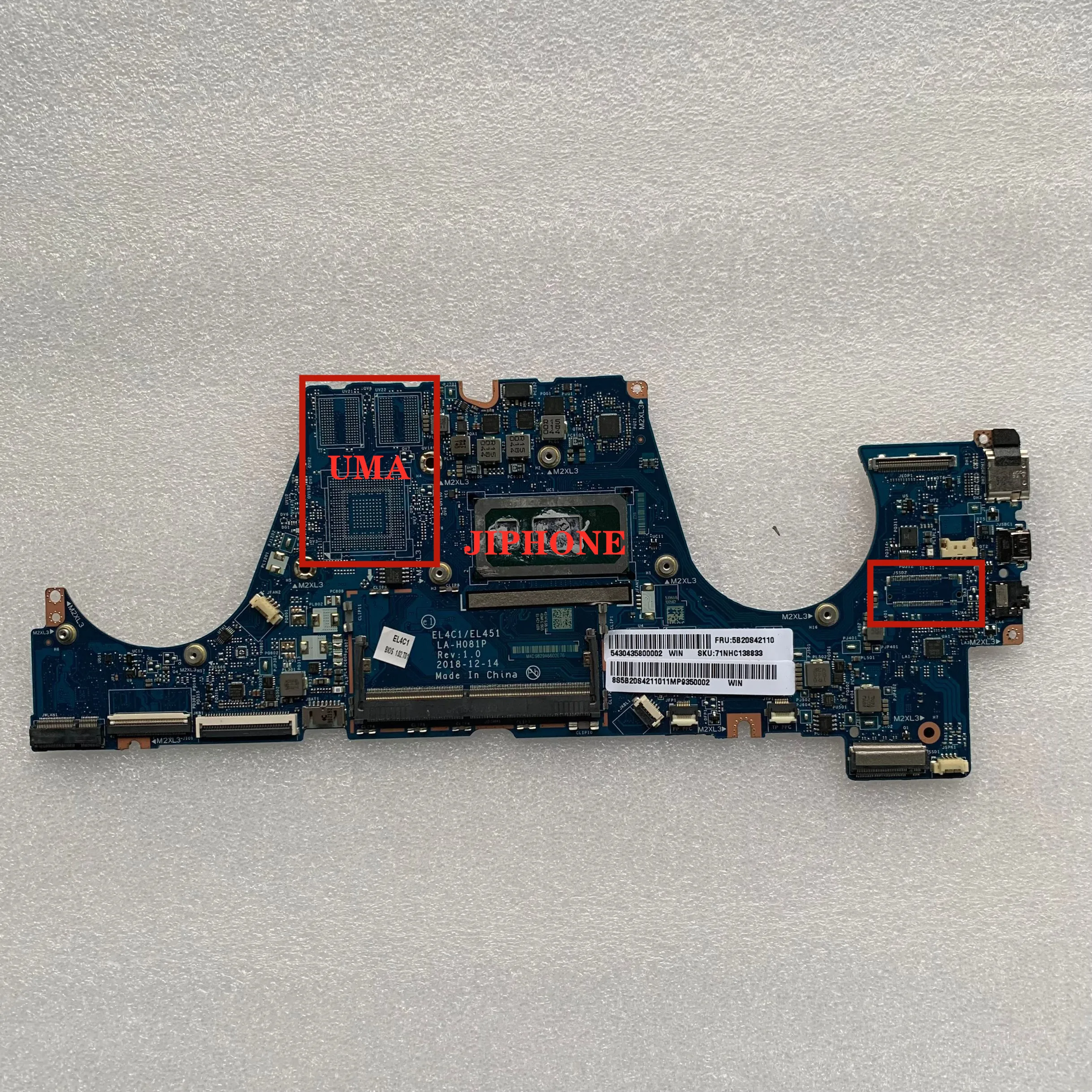 LA-H081P-For-Lenovo-ideapad-S540-14IWL-C340-14IWL-Flex-14IWL-With-I5 ...
