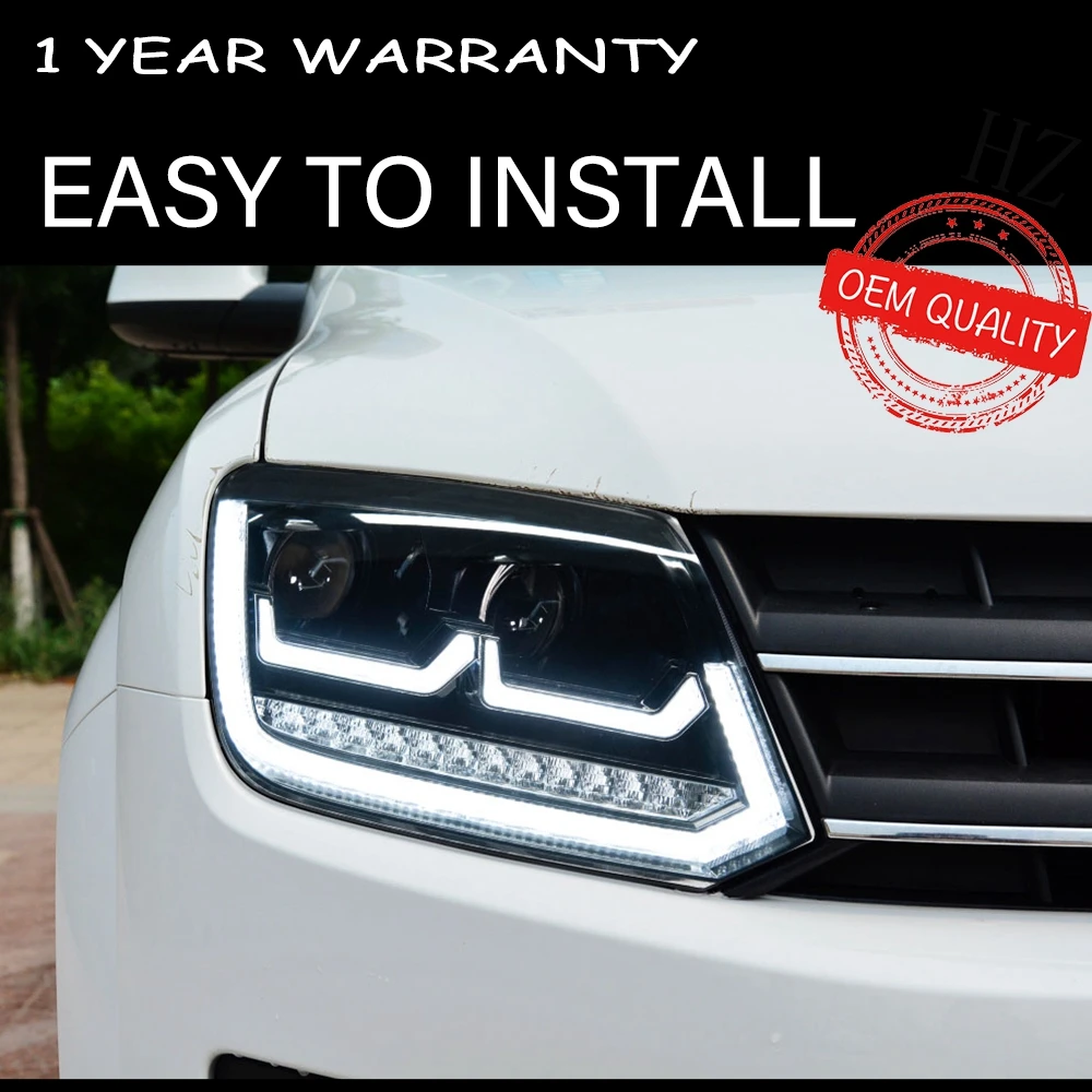 For VW AMAROK 2010-2022 Headlight Car автомобильные товары LED 12V ...