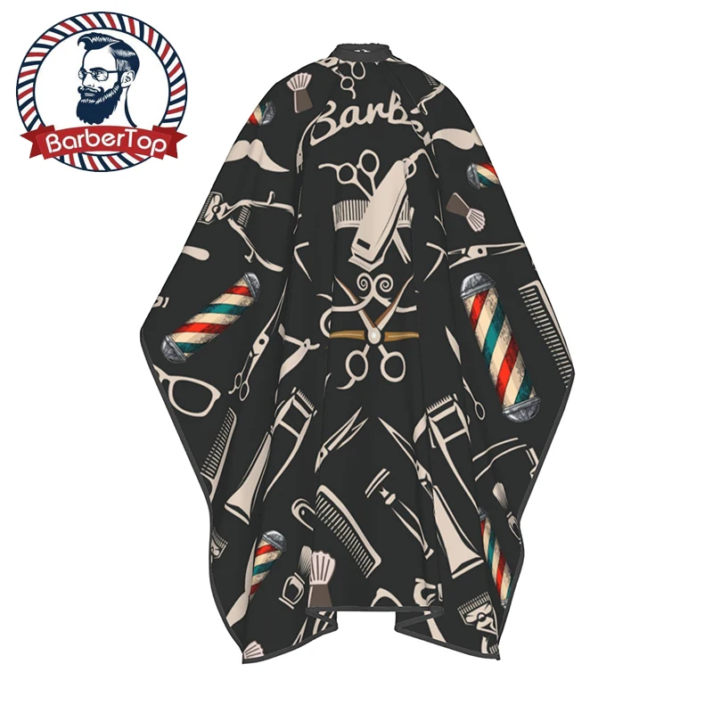 Barber Haircut Cloth Hairdresser Apron Hair Cut Cape Hairdress Gown ...