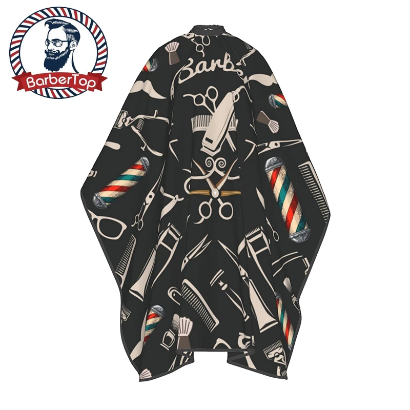 Barber Haircut Cloth Hairdresser Apron Hair Cut Cape Hairdress Gown ...
