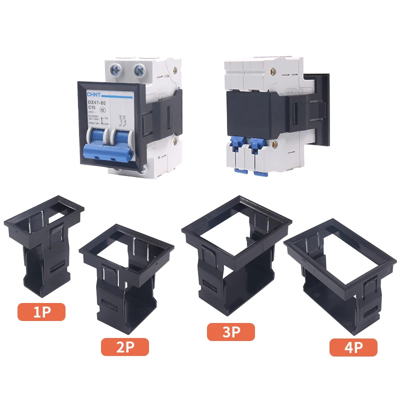 Miniature Circuit Breaker Panel Buckle For 1P 2P 3P 4P DZ47 NXB Series ...