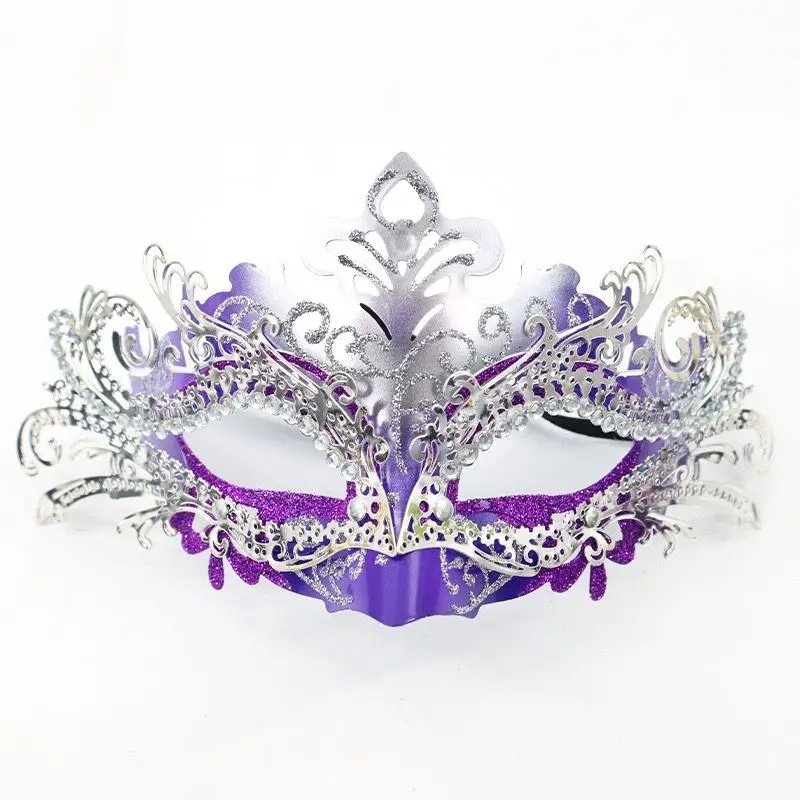 M-scara-de-media-cara-de-corona-de-princesa-m-scara-hueca-oscura-de ...