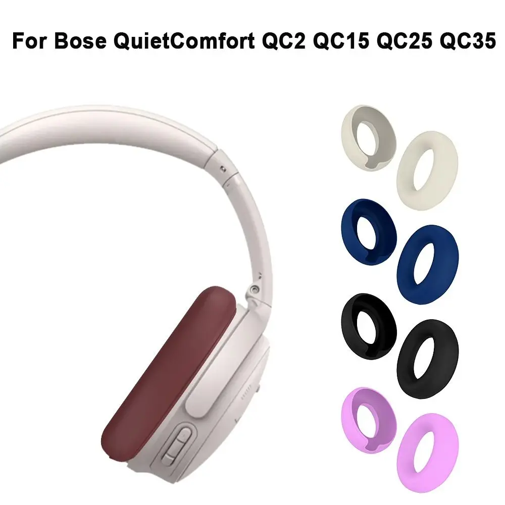 1Pair-Replacement-Ear-Pads-Cushion-Cover-Silicone-Earmuff-Protective ...