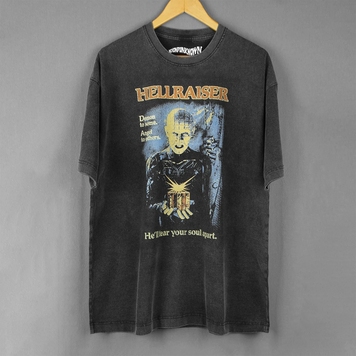 Hellraiser-T-Shirt-Horror-Movie-Pinhead-Freddy-Jason-Michael-Myers-Men ...
