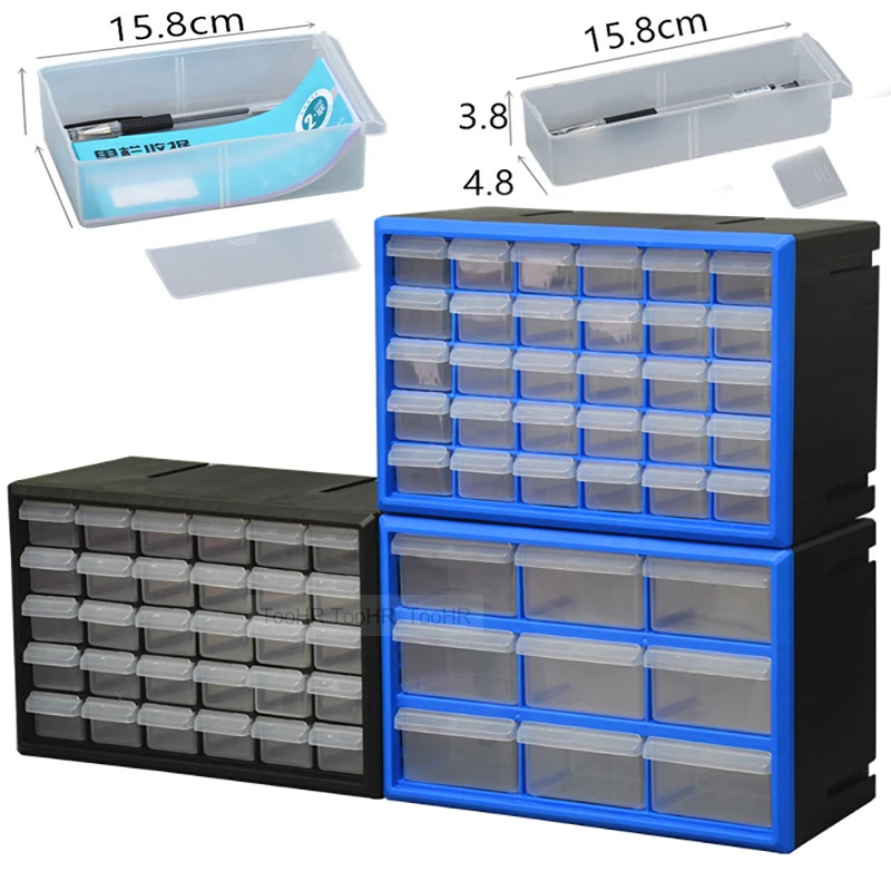 Tool-Drawer-Cabinet-Box-Craft-Plastic-Screw-Storage-Blocks-Building ...