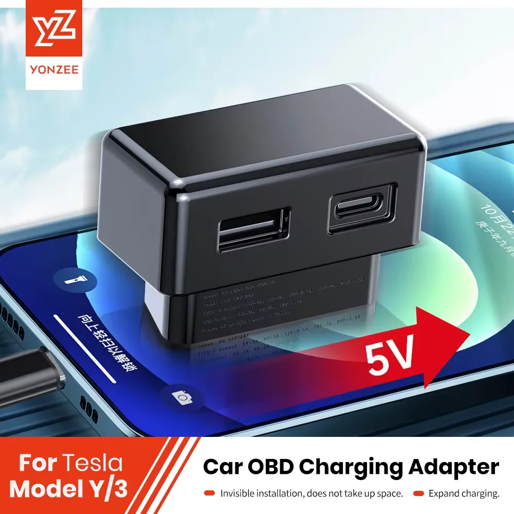 YZ-For-Tesla-Model-3-Model-Y-X-S-OBD-Adapter-Charging-For-Tesla-Car ...