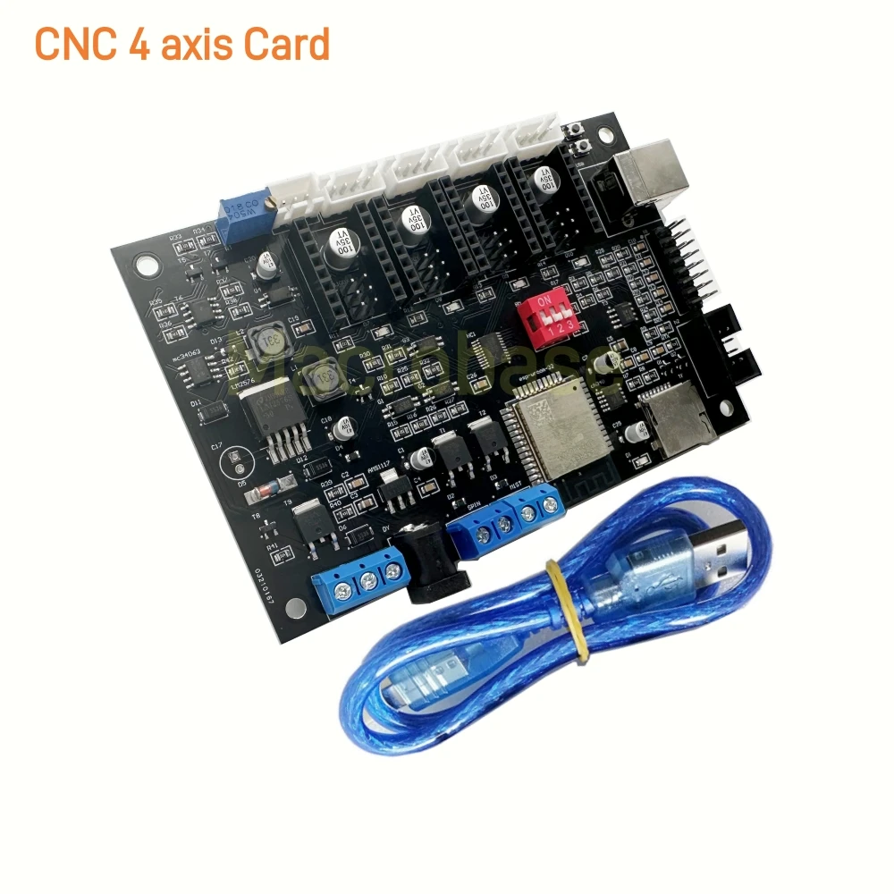 4-axis-GRBL-cnc-controller-breakout-board-control-plate-motion-card-parts-for-laser-engraving ...