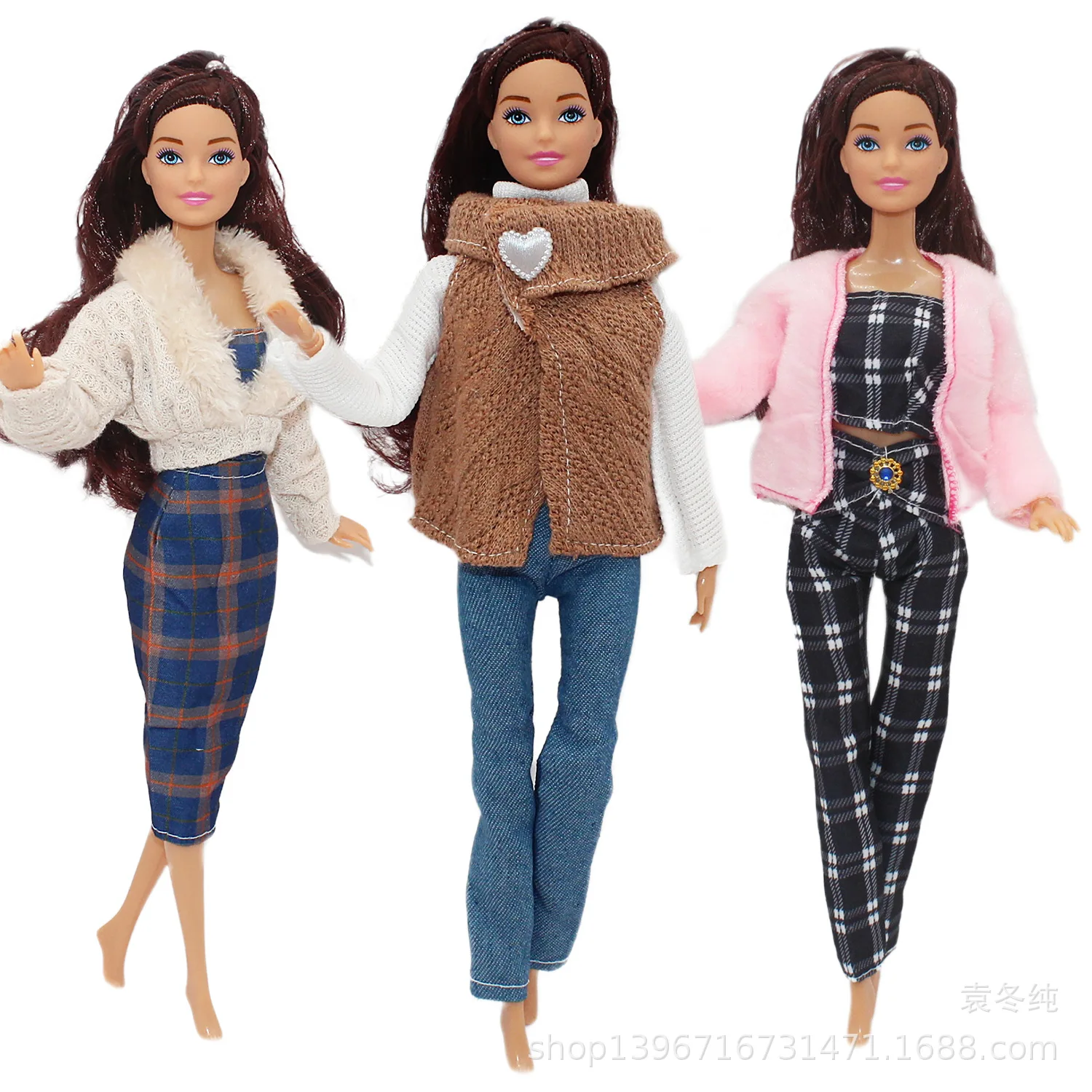 Handmade Dress Fashion Coat Top Pants Clothing For 30CM Barbie Dolls ...